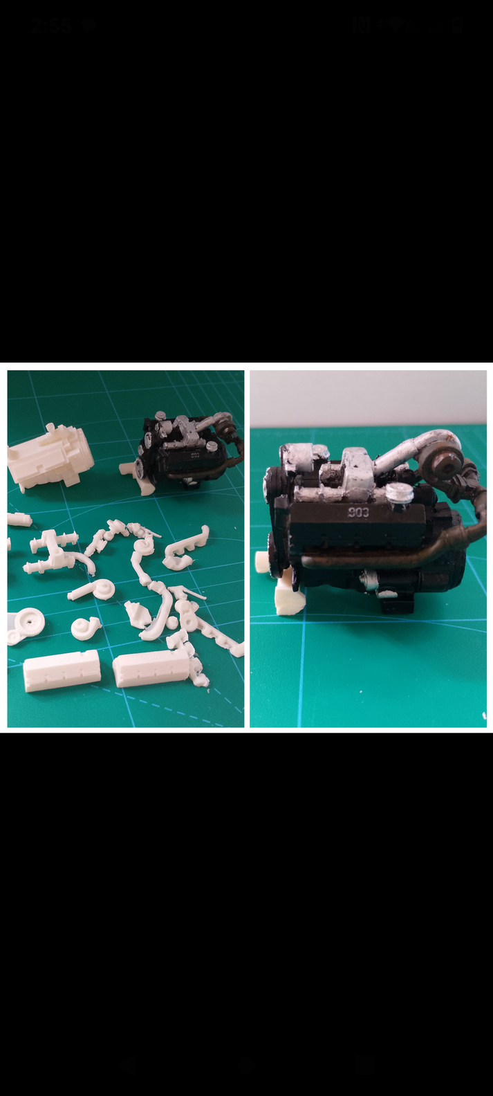 1/25 Cummins VT903 & V903 engine kit – Mattie's Resin Models