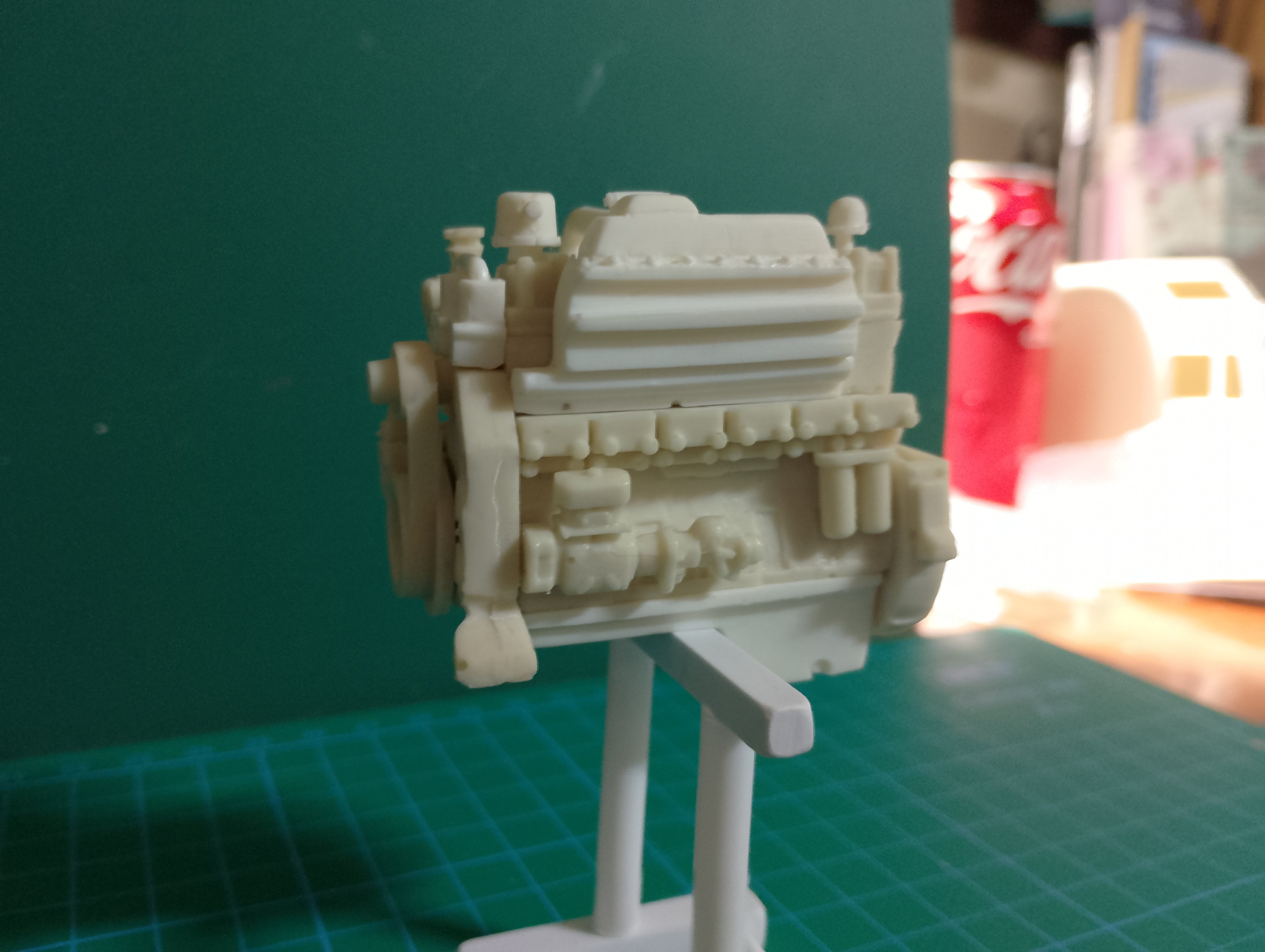 1/25 Cummins KTA engine kit – Mattie's Resin Models