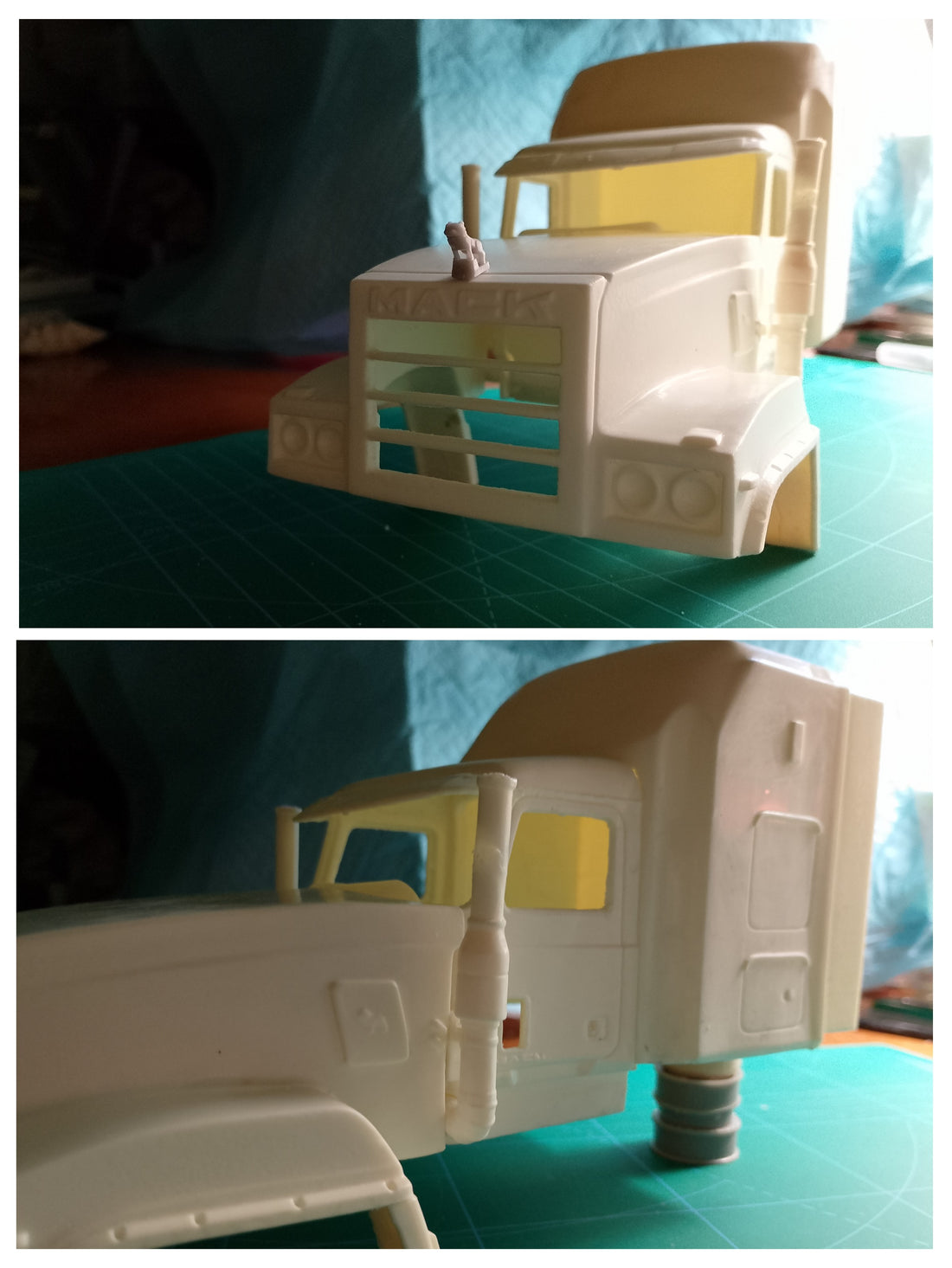 1/24 Mack Titan cab kit with highrise sleeper – Mattie's Resin Models